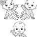 Cute Baby Coloring Pages - Prek-1st Grade-simple Easy Coloring Pages ...