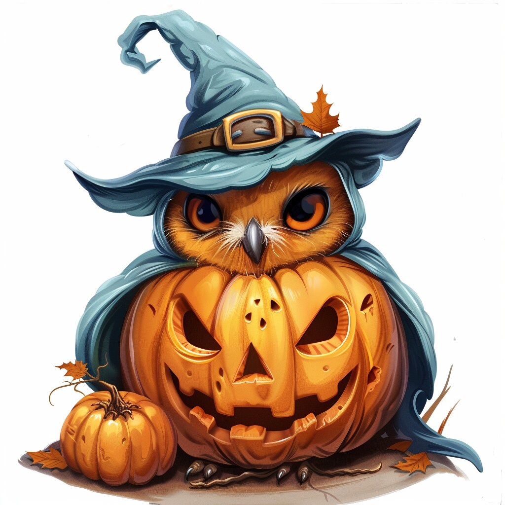 Halloween Clip Art- SET1-300 Dpi,witches,pumpkins,everything Halloween ...