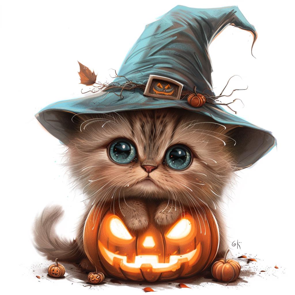 Halloween Clip Art- SET7-300 Dpi,witches,pumpkins,everything Halloween ...