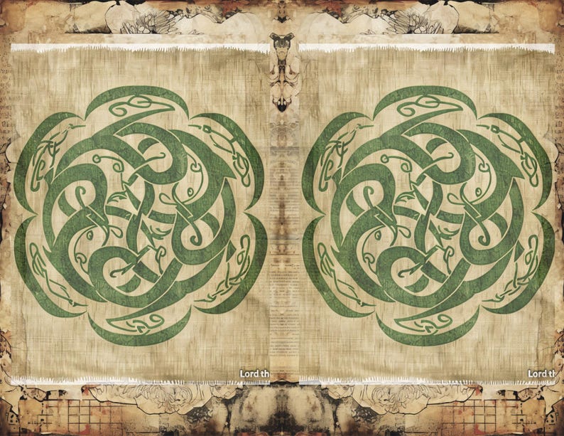 Vintage Celtic Junk Journal Pages,celtic Art,irish Heritage Scrapbook ...