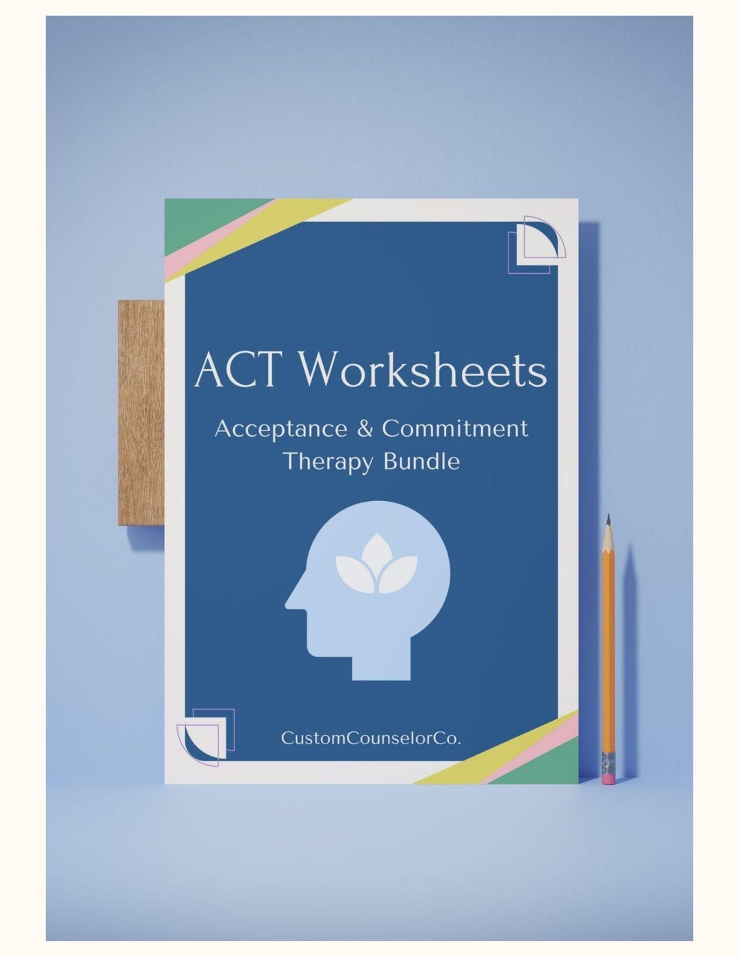 ACT Therapy Worksheets Bundle: Mental Health Exercises (digital ...