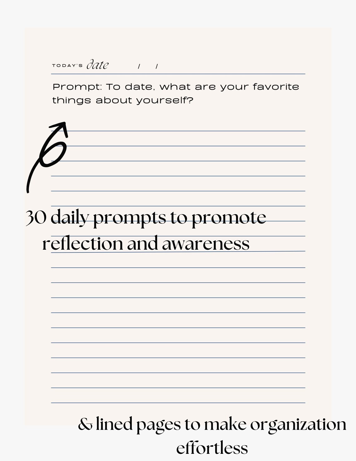 Printable & Editable Self-reflection Journal. PDF Digital Download ...