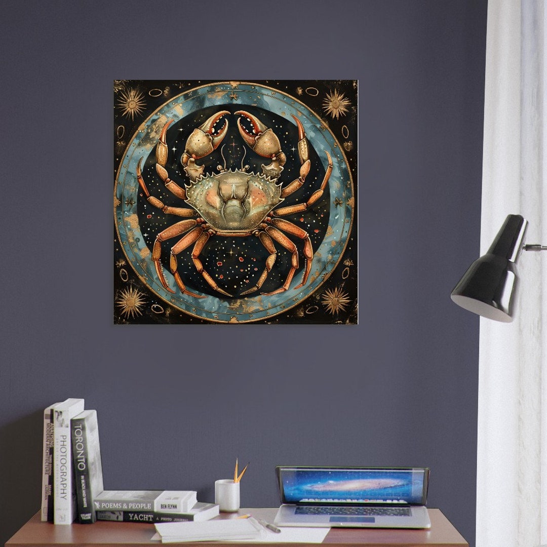 Zodiac Cosmo Series Poster Cancer - Etsy