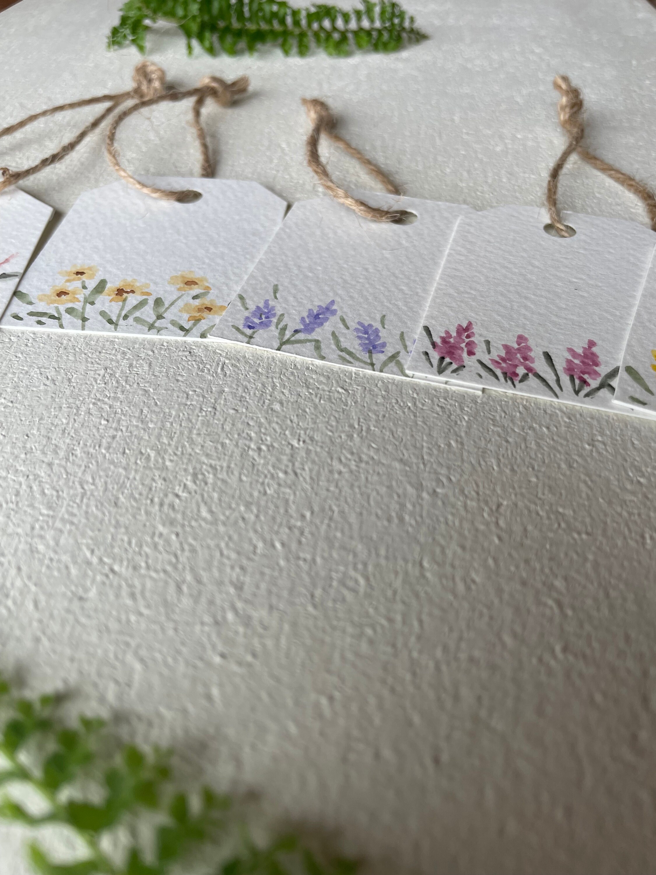 Handmade Floral Watercolor Gift Tags - Set of 6 Wedding Gift - Etsy