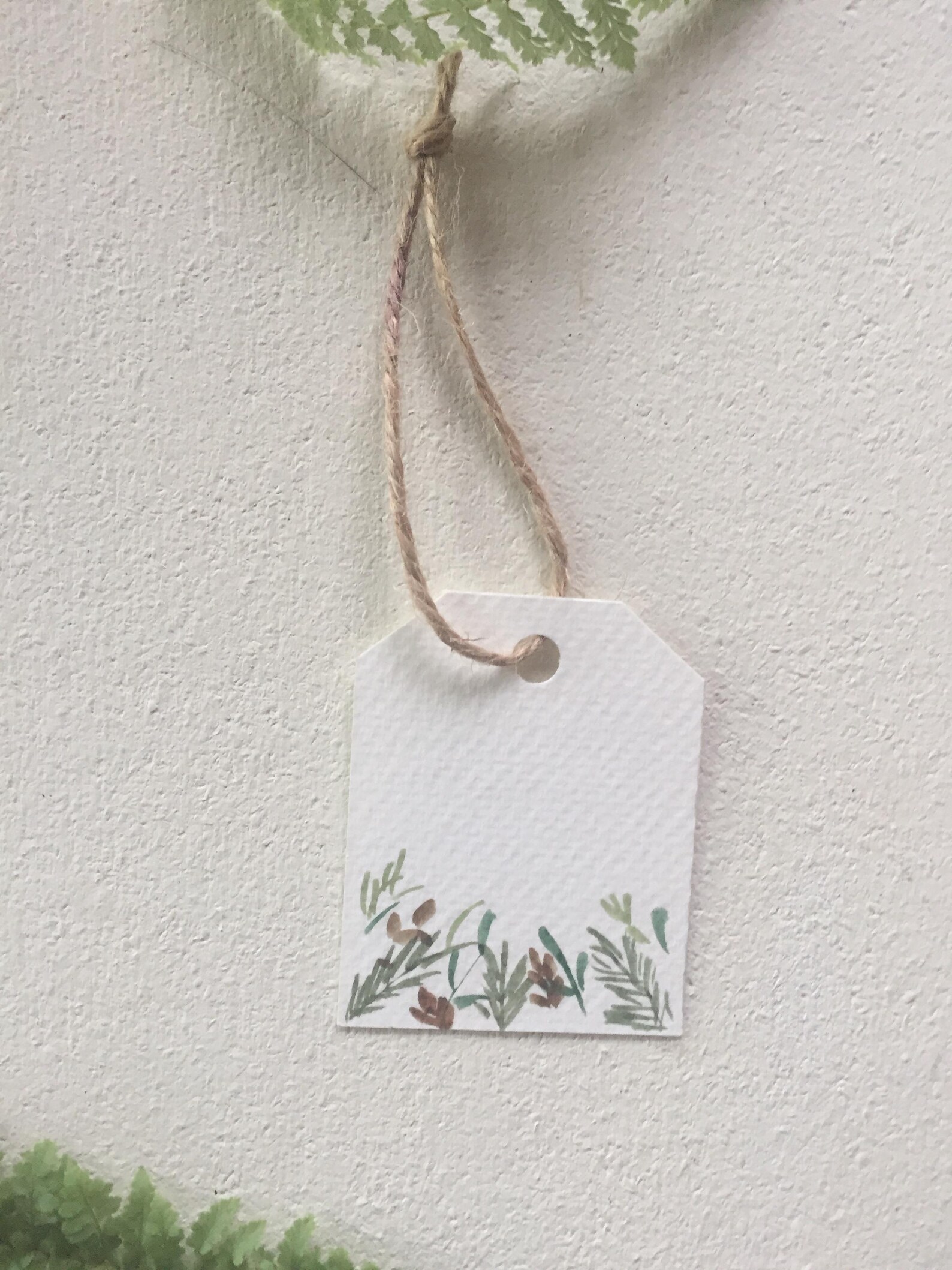 Hand Painted Christmas Original Watercolor Holiday Gift Tags, Set of 4 ...