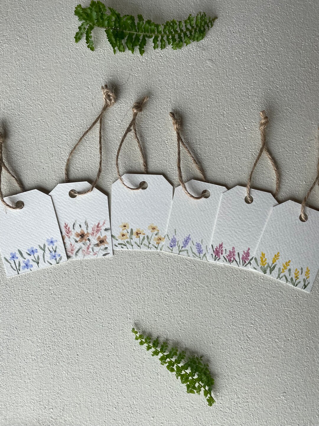 Handmade Floral Watercolor Gift Tags - Set of 6 Wedding Gift - Etsy