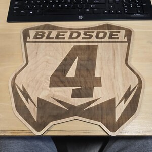 Motocross Number Plate Digital File - Etsy