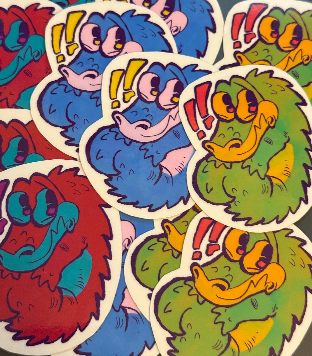 Spooked Gators - King Gizzard & the Lizard Wizard Glossy Stickers - Etsy
