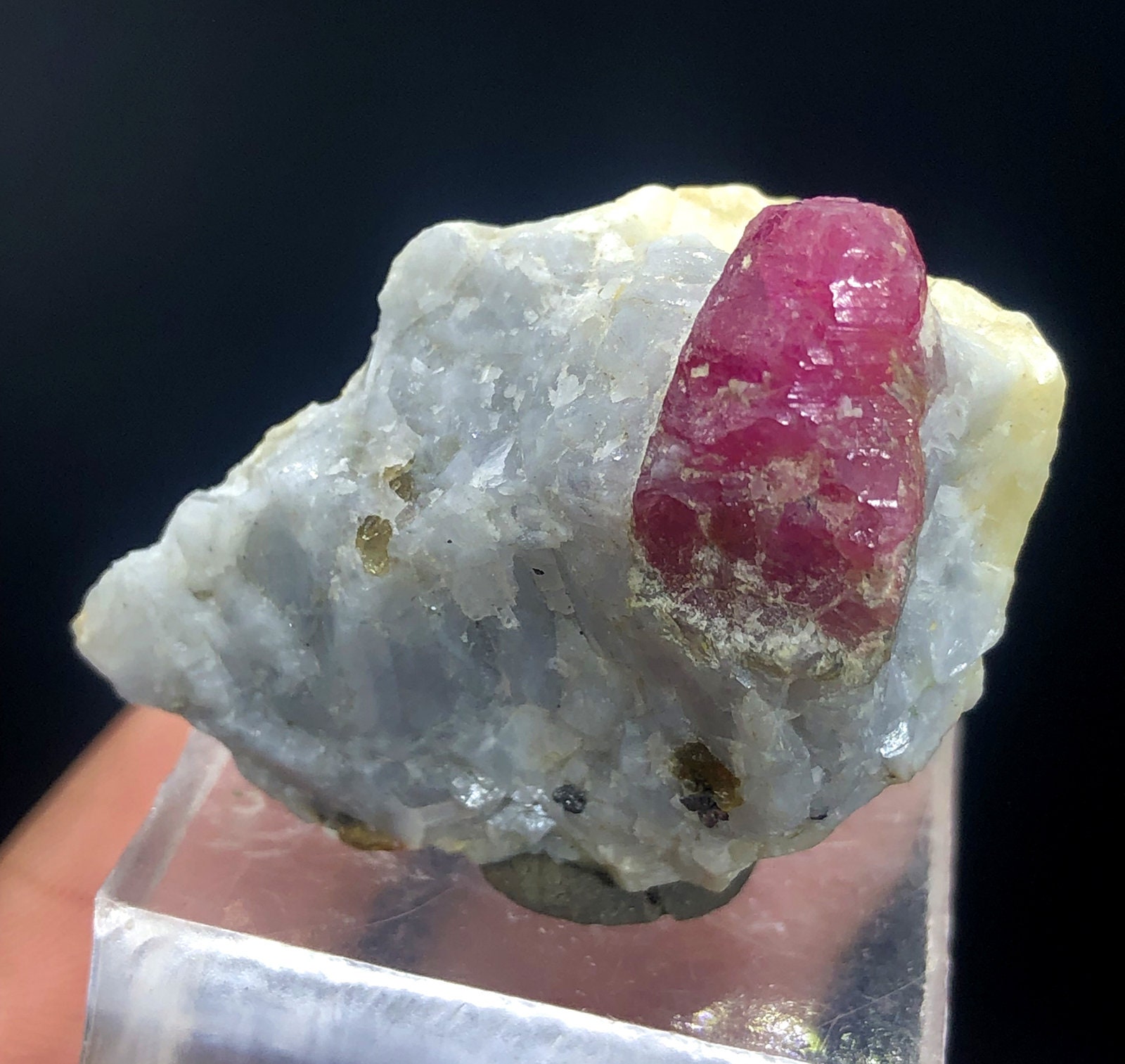 Pigeon Blood Ruby Crystal, Red Ruby Specimen, Jegdalek Ruby, Ruby Specimen, Ruby Stone, Mineral ...
