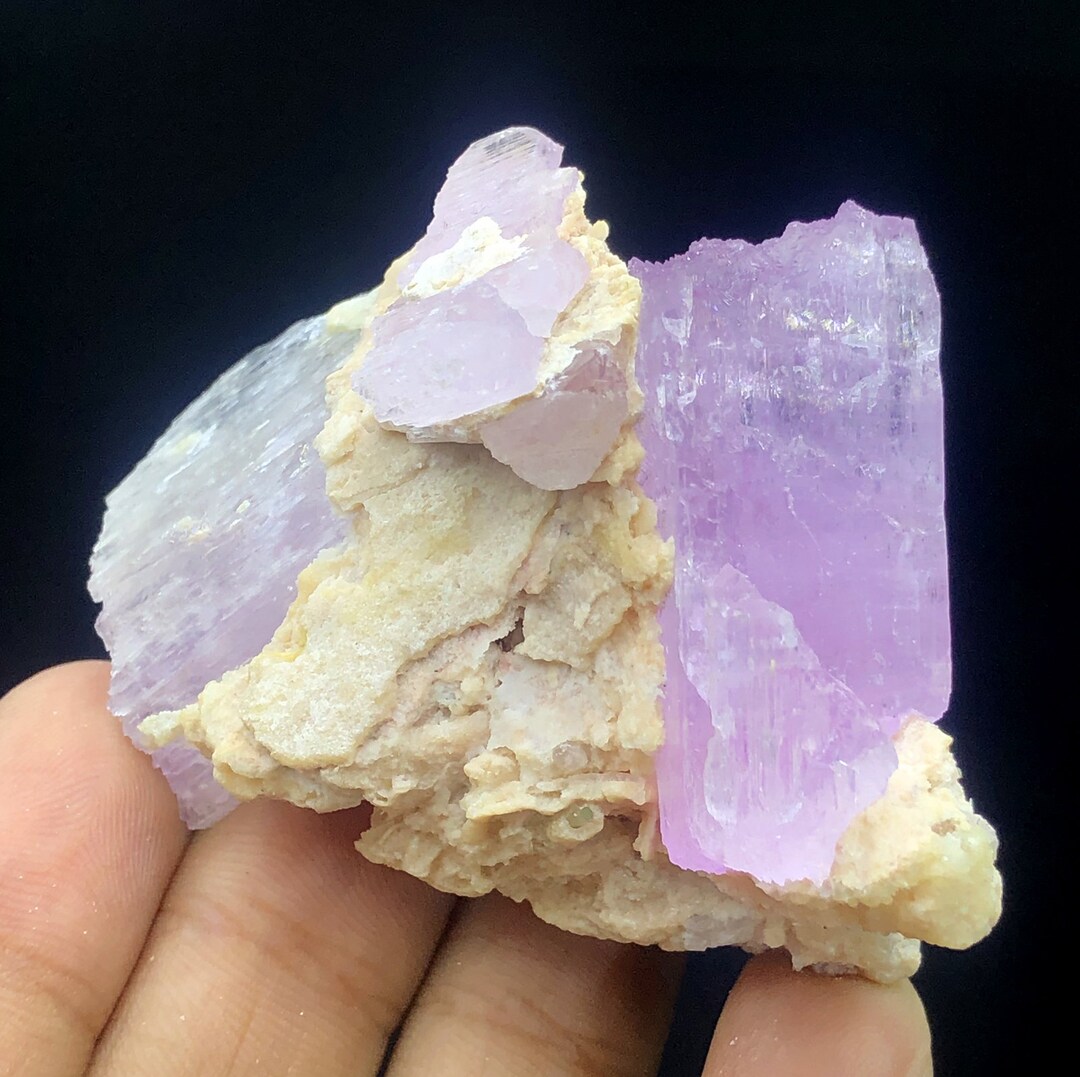 Pink Kunzite Specimen, Double Kunzite, Kunzite Crystal, Pink Kunzite ...