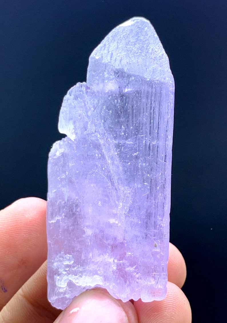 V Shape Terminated Pink Kunzite Crystal, Kunzite Mineral, Kunzite ...