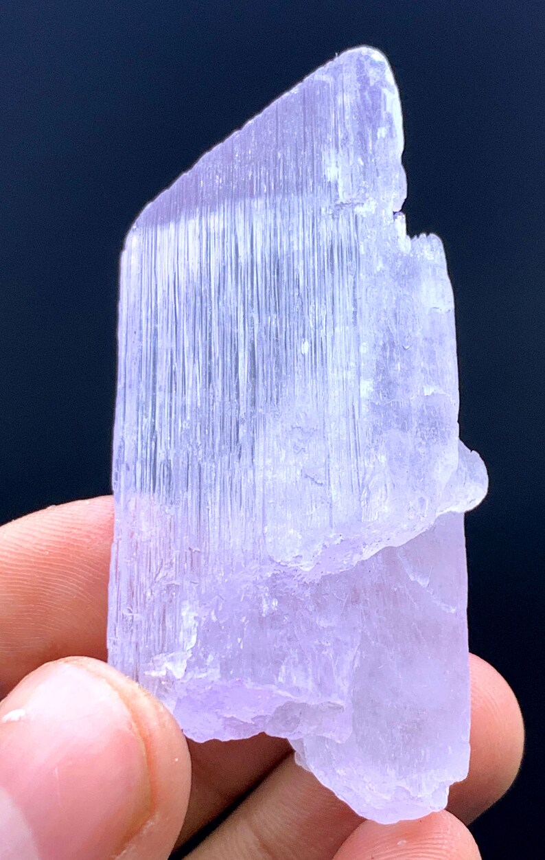 V Shape Terminated Pink Kunzite Crystal, Kunzite Mineral, Kunzite ...