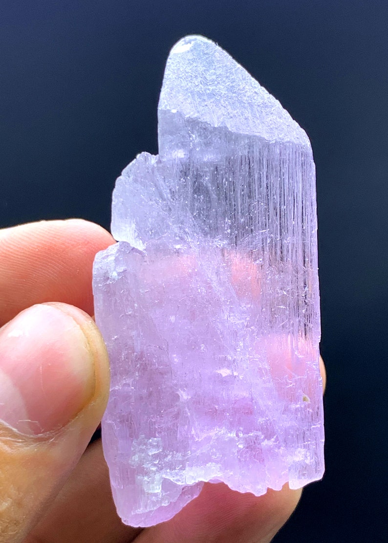 V Shape Terminated Pink Kunzite Crystal, Kunzite Mineral, Kunzite ...