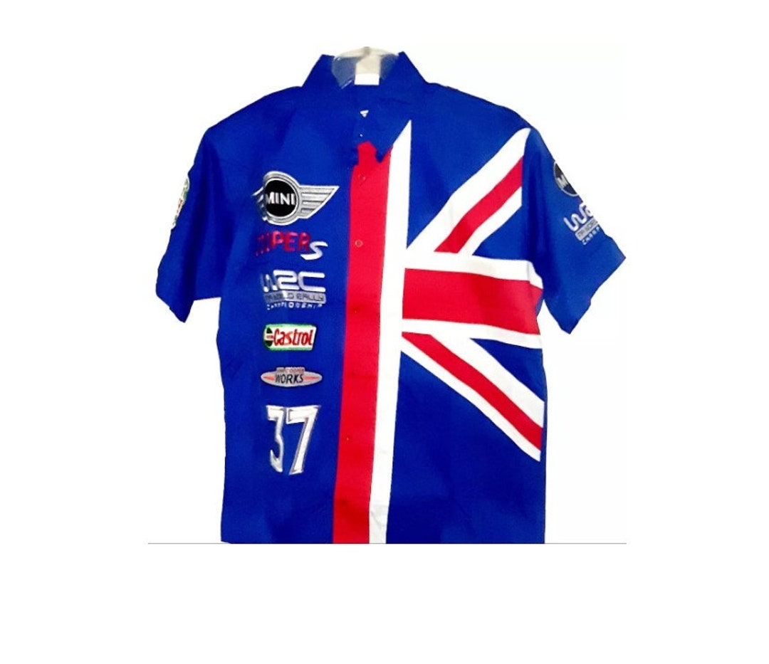 Mini Cooper Scuderia Rally Nascar Racing 2024 Team Button Shirt - XL - Etsy