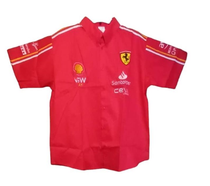Ferrari F1 Scuderia Shell Racing 2024 Team Button Down Shirt 2X - Etsy