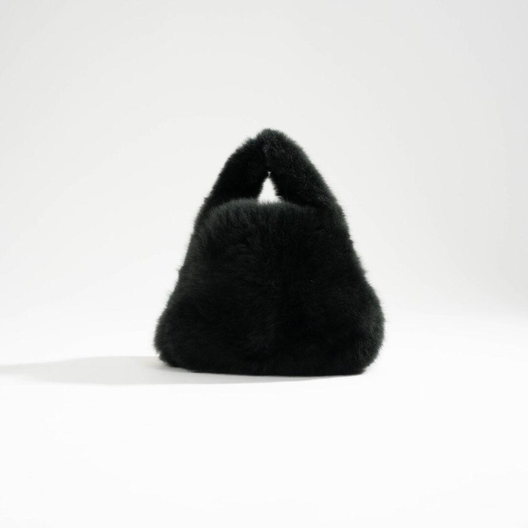 Alpaca “mini Handbag Venus” — Luxury Alpaca Leather Handbag — Fluffy ...