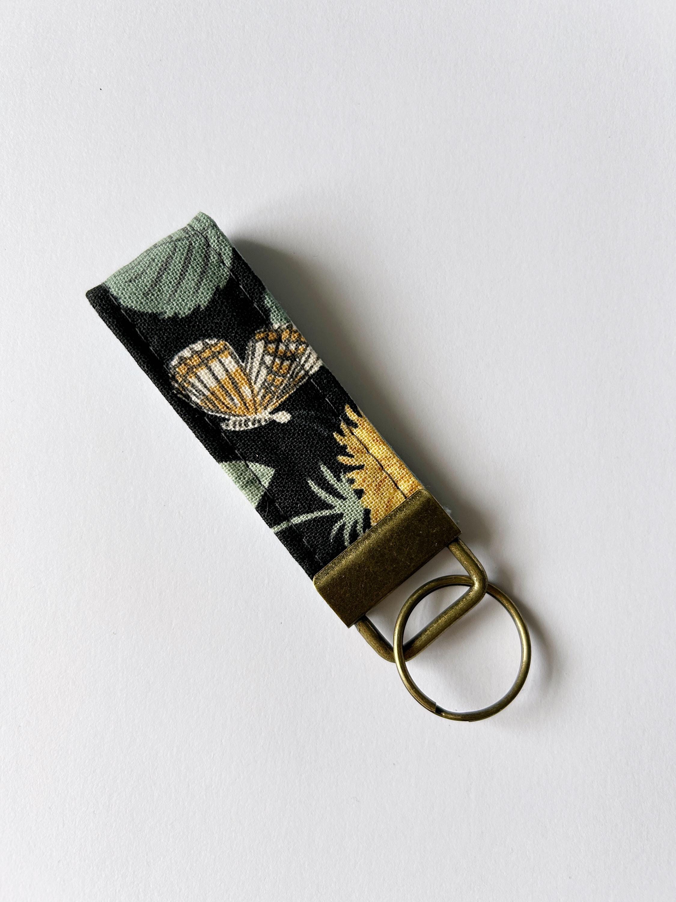 Mini Fabric Loop Keychains - Rifle Paper Co Florals - Choose Your Print ...