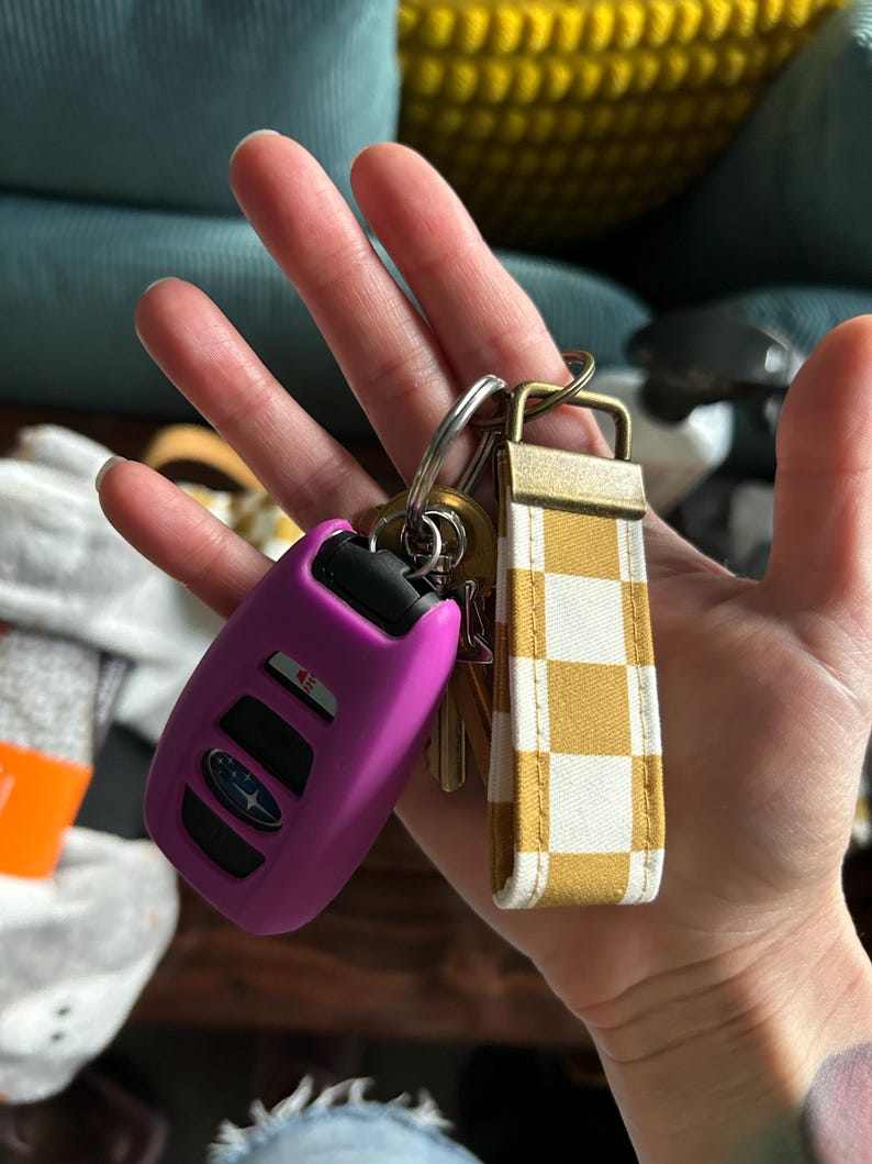 Mini Fabric Loop Keychains - Rifle Paper Co Florals - Choose Your Print ...