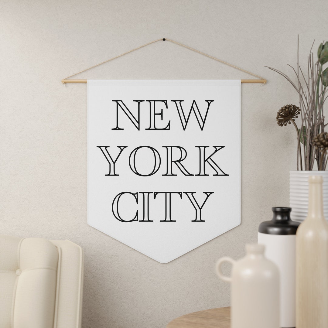 New York City Flag Pennant Banner Store Decoration New Yorker Banner ...