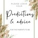 Wishes for Baby Olive Theme - Etsy
