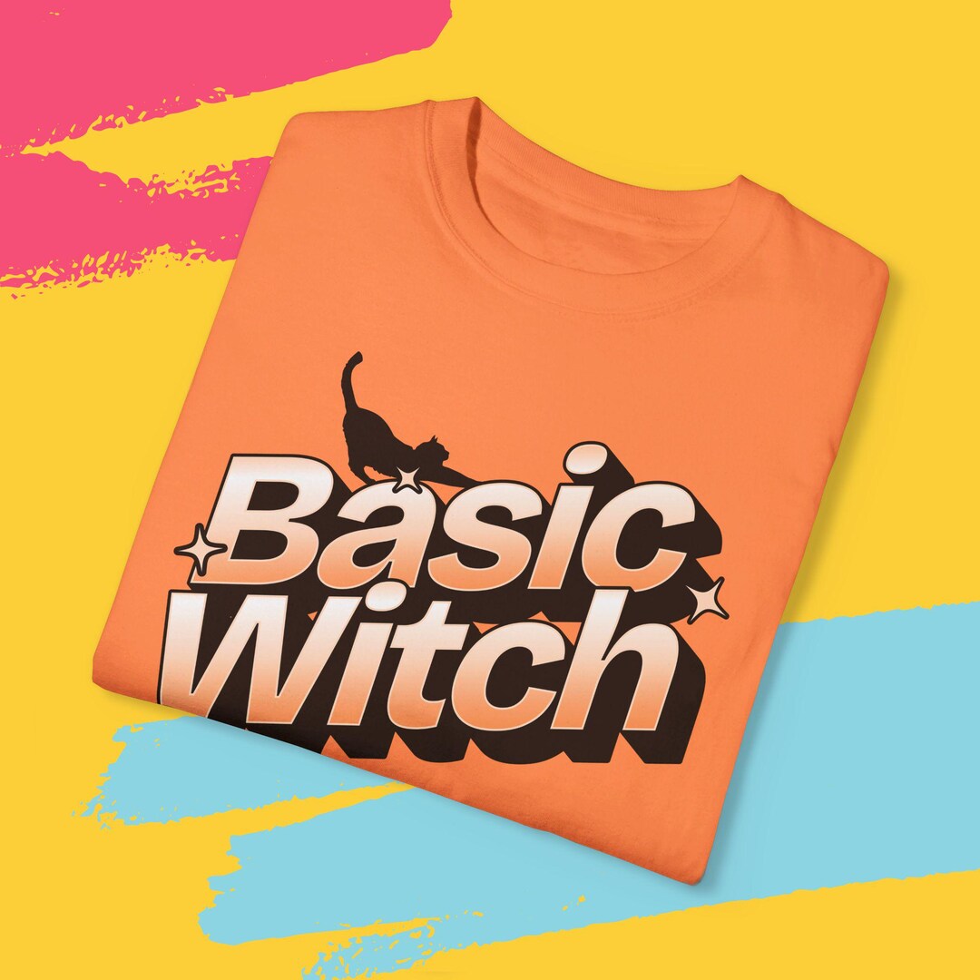 Basic Witch T-shirt, Halloween Women's Shirt, Spooky Season Shirt, Trick or Treat Tee, Comfort ...