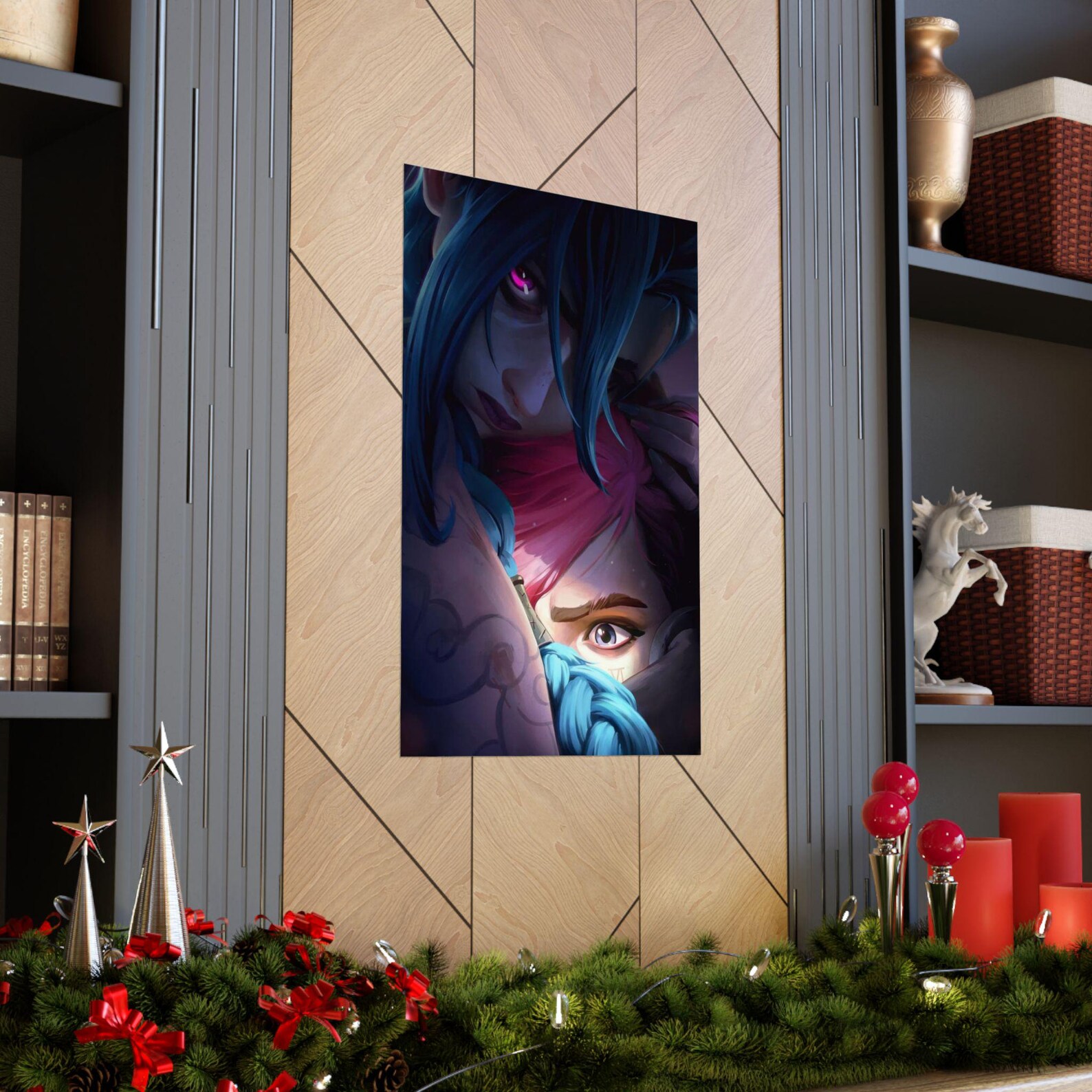 Arcane Poster, League of Legends Arcane Jinx and Vi Poster - Etsy