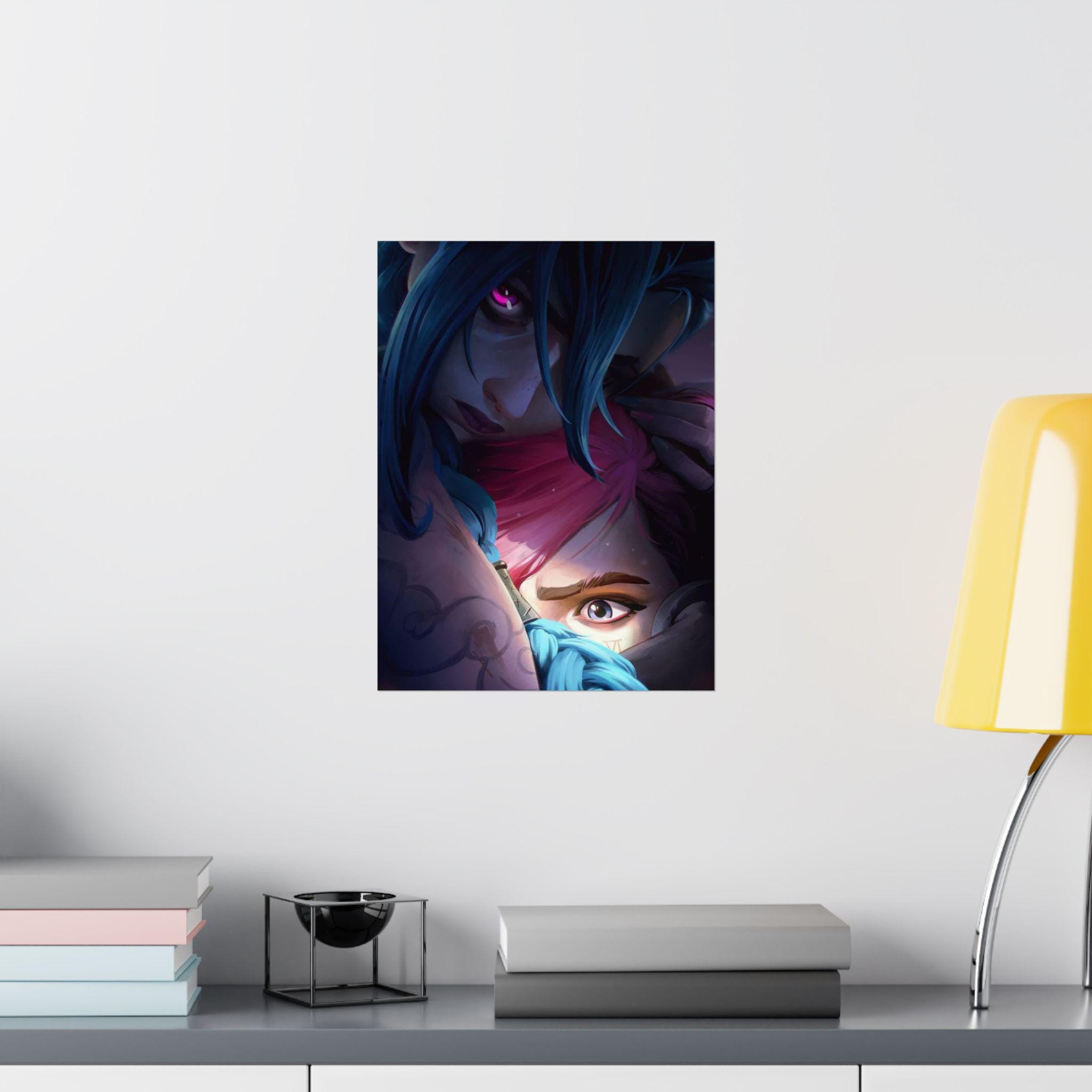 Arcane Poster, League of Legends Arcane Jinx and Vi Poster - Etsy