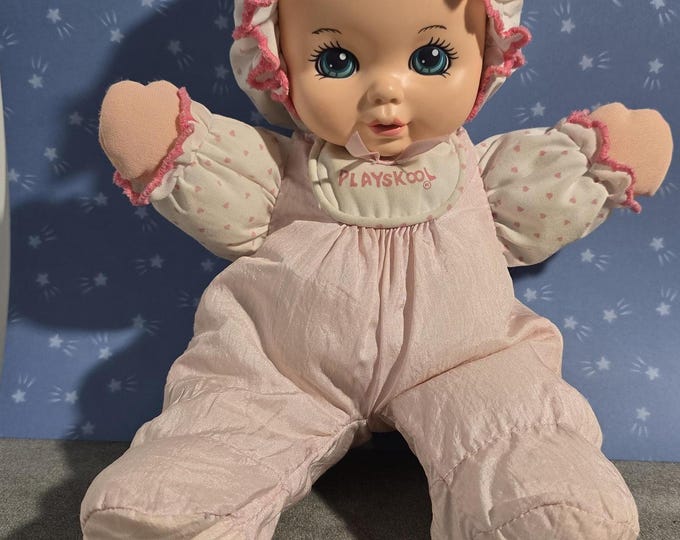 Playskool Rag Baby Doll in Soft Canvas Fabric. Vintage - Etsy