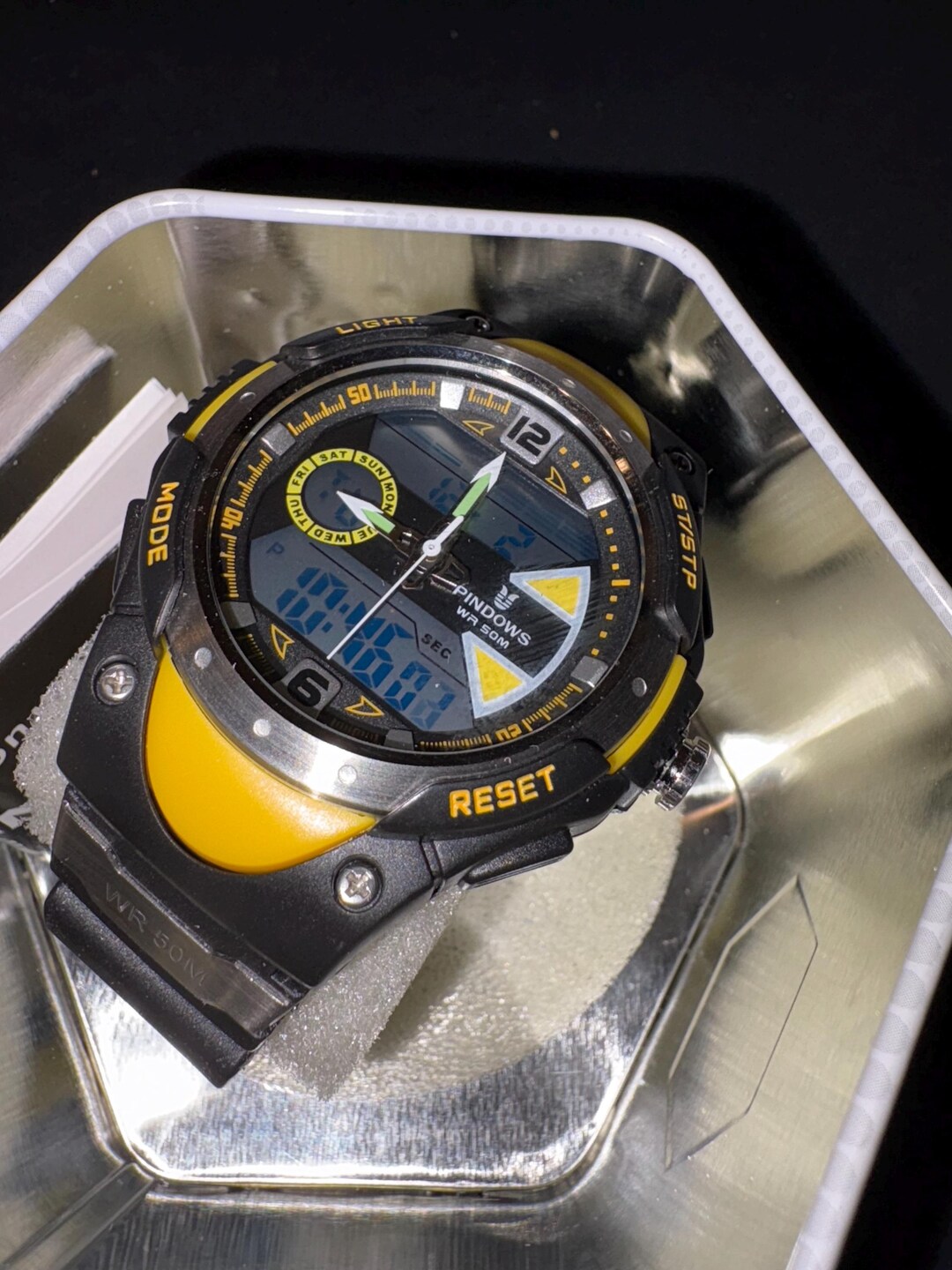 Pindows PDS-618AD Analog-digital Watch. - Etsy