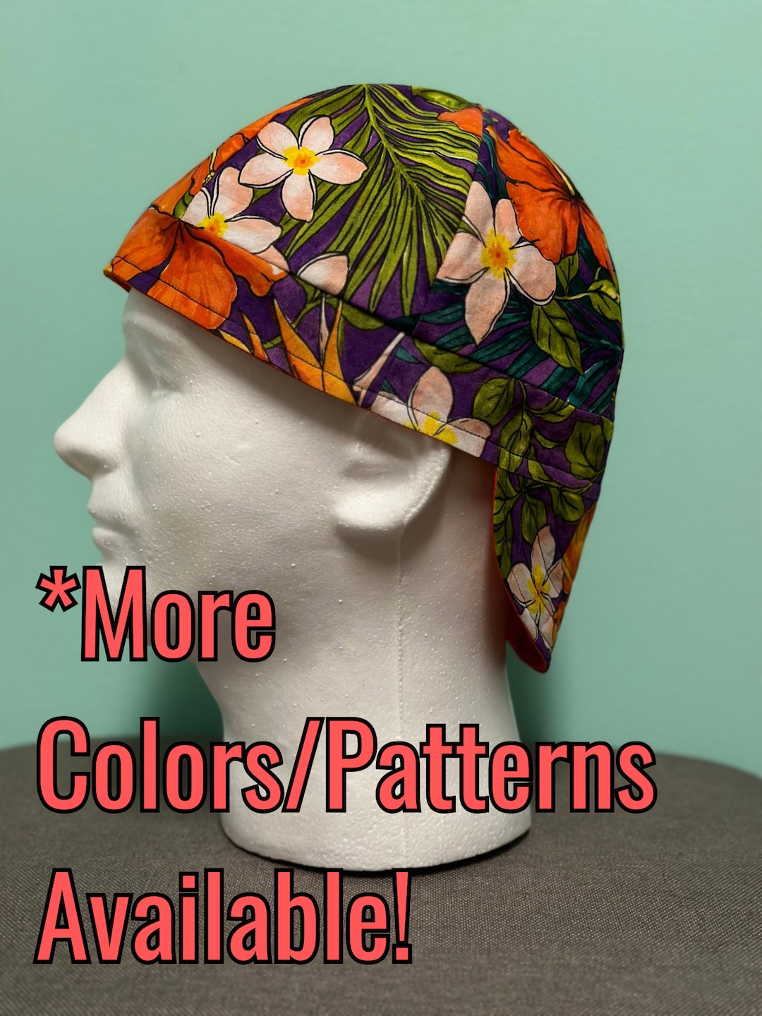 Reversible Welding Cap Custom Made to Order Bikers Cap Hard Hat Liner ...