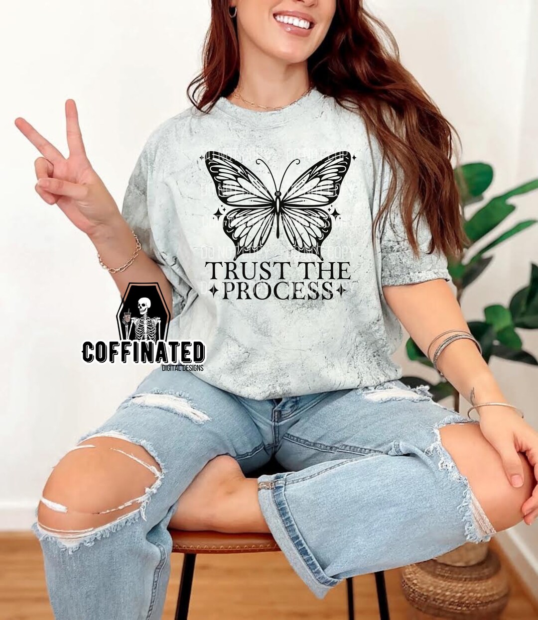 Trust the Process PNG Digital Download Butterfly PNG Download - Etsy