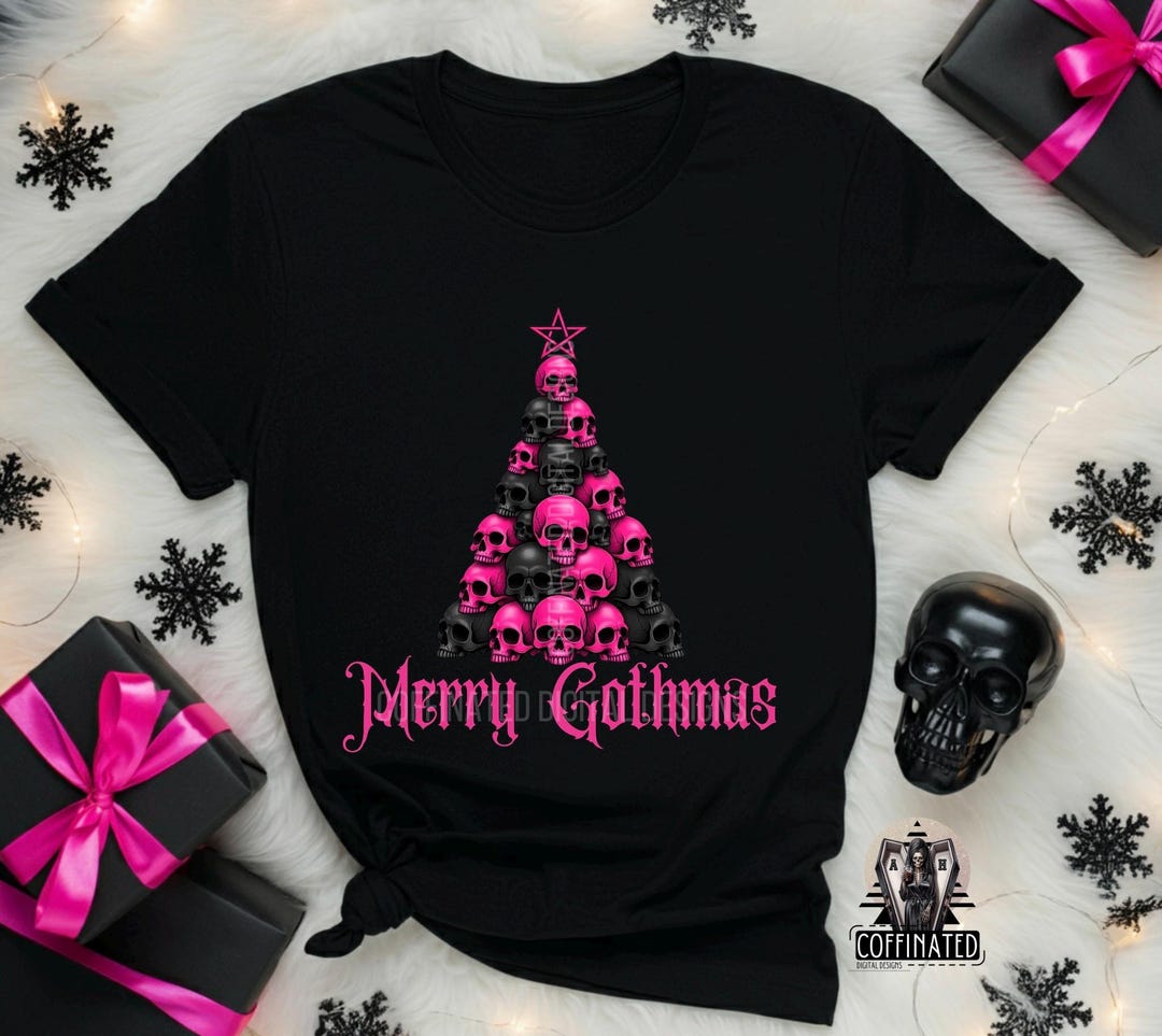 Merry Gothmas PNG Gothmas PNG Skull Christmas PNG Skulls Christmas - Etsy