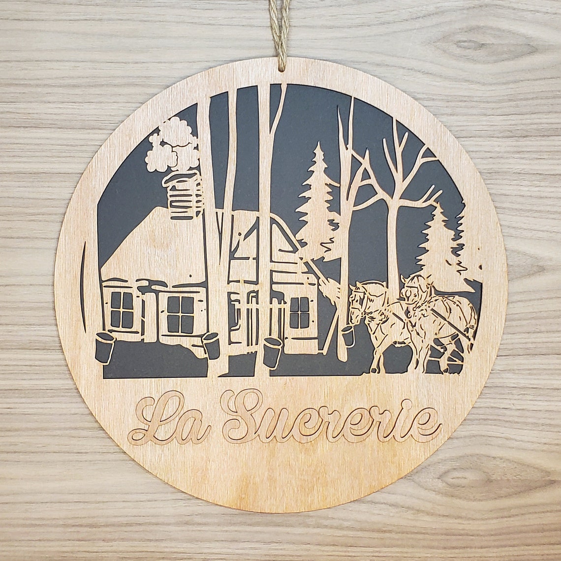 Traditional Sugar Shack SVG File - Rustic Maple Syrup Harvest Scene ...