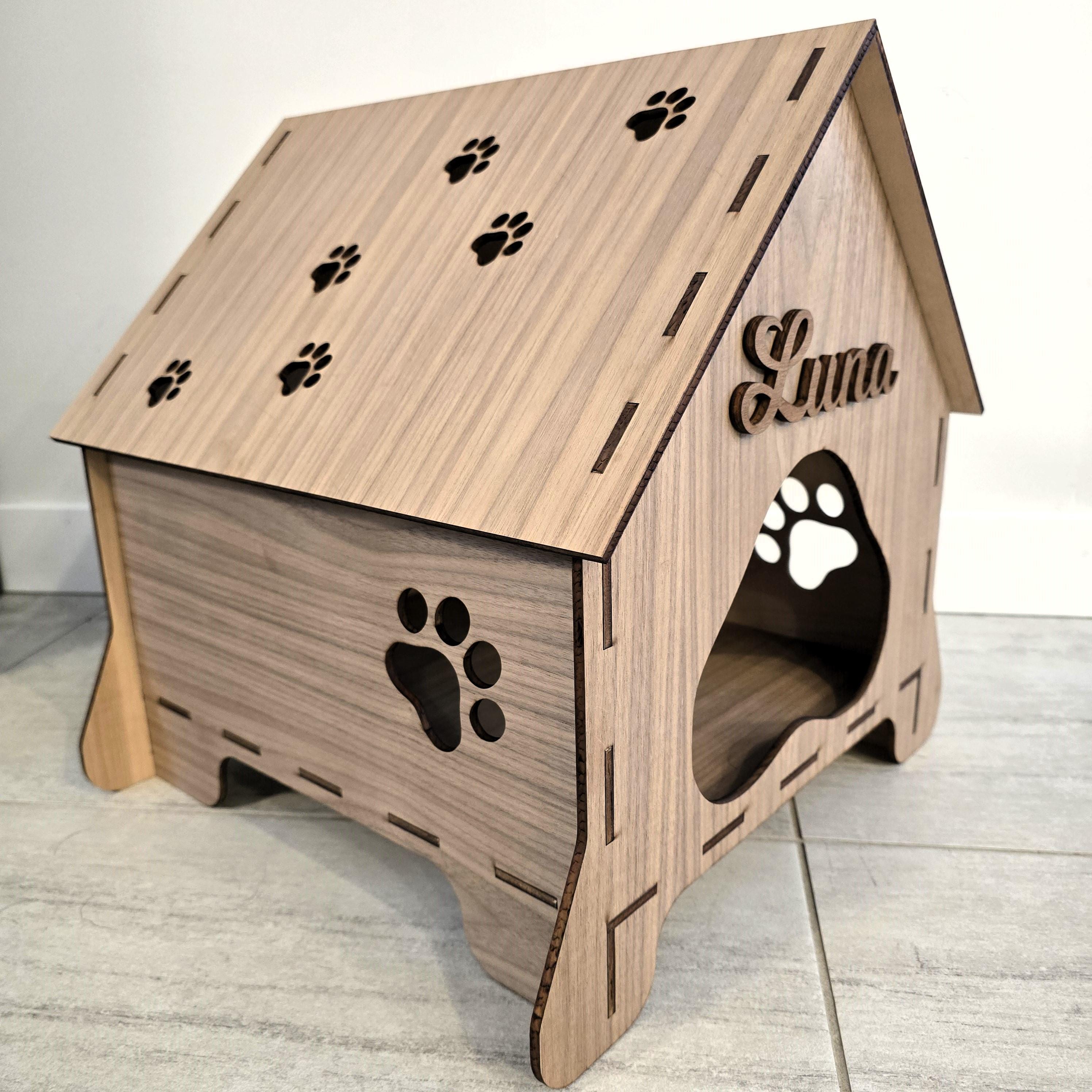 Laser Cut Pet House .SVG, .DXF and .AI Digital File - Cozy Cat or Small ...
