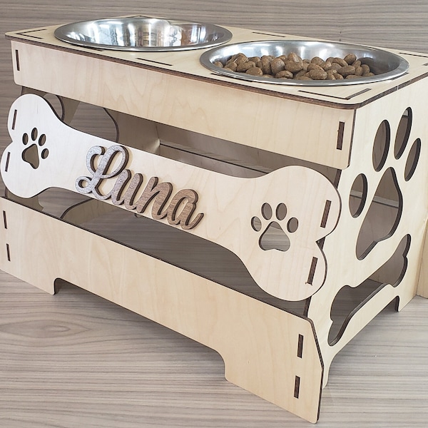 Dog Bowl Stand - Etsy UK