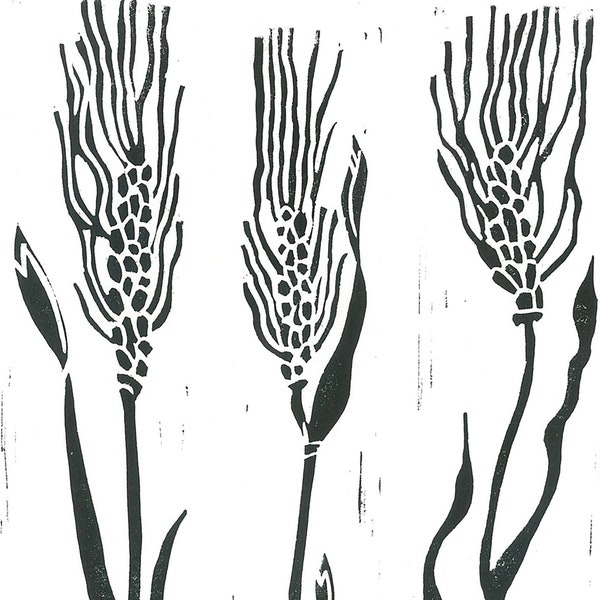 Flower Linocut - Etsy