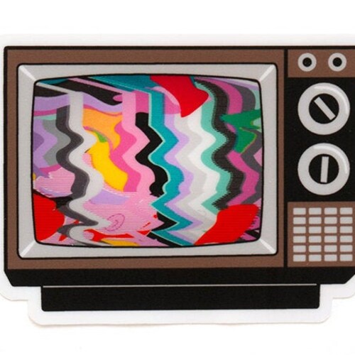 TV Sticker - Etsy