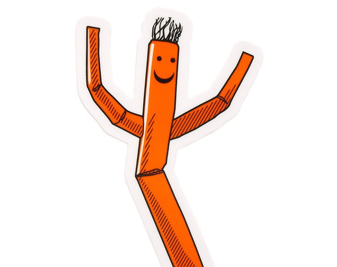 Wacky Waving Man Sticker | Etsy