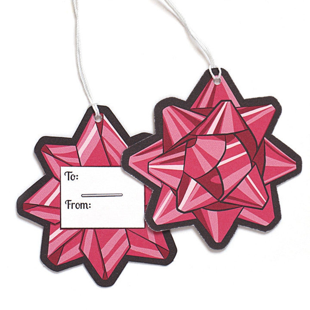 Bow Gift Tags - Etsy