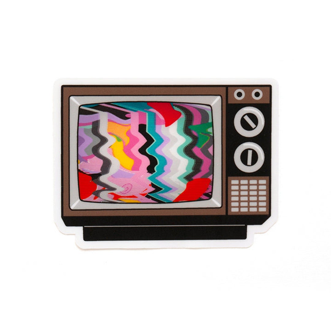 TV Sticker - Etsy