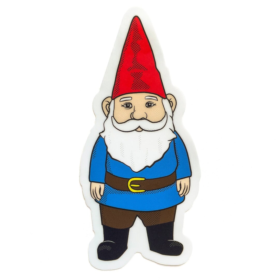 Garden Gnome Sticker - Etsy