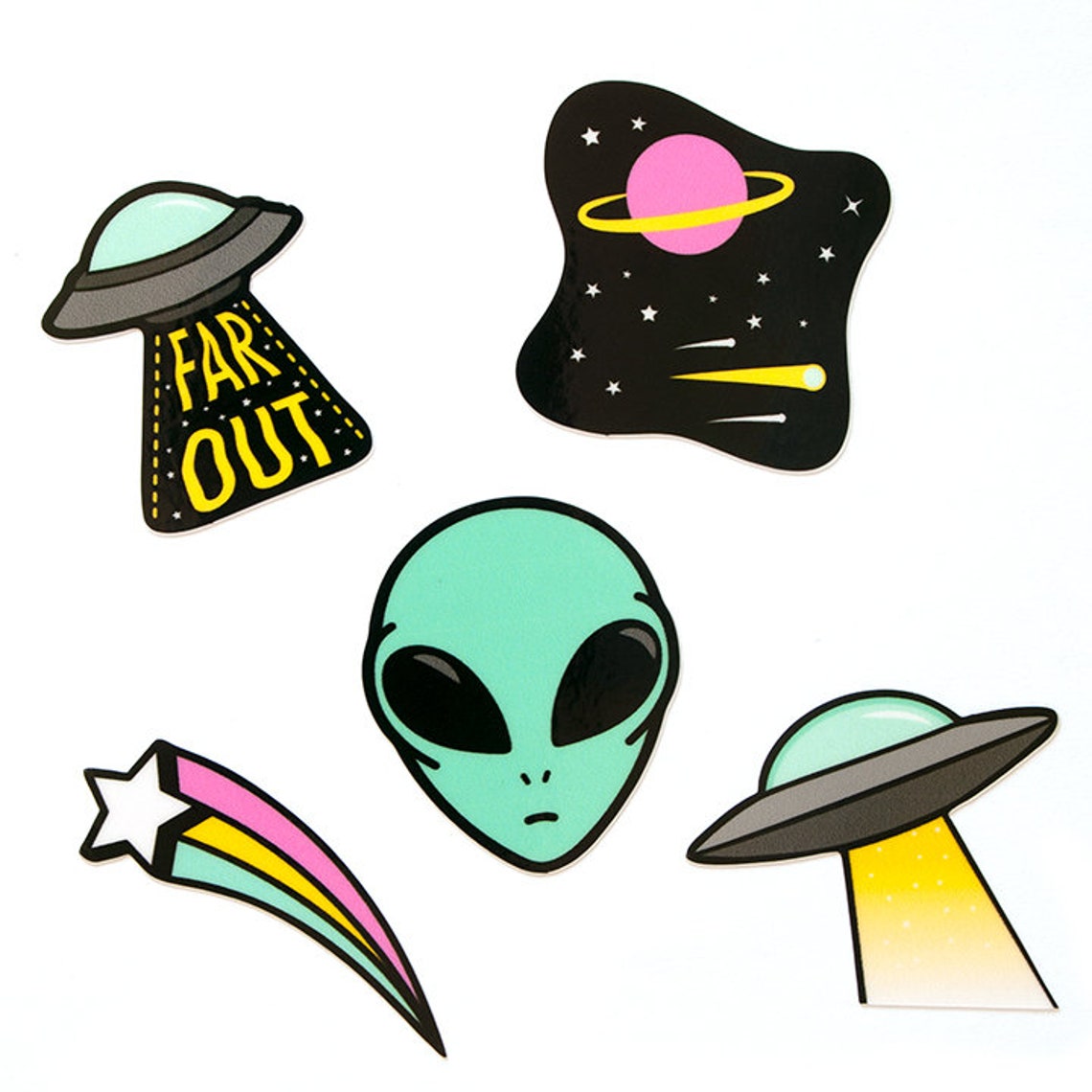 Alien Sticker Pack | Etsy