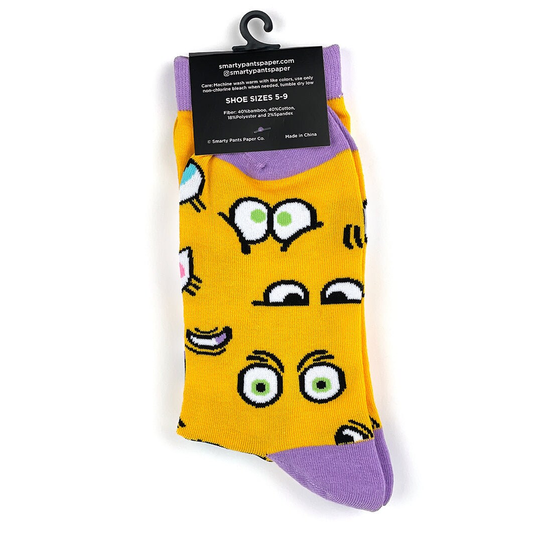 Cartoon Eyes Socks - Etsy