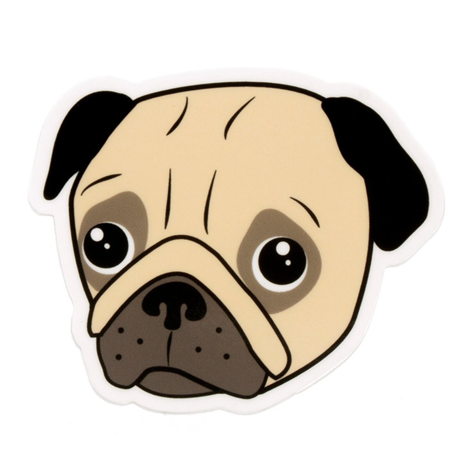Pug Sticker | Etsy