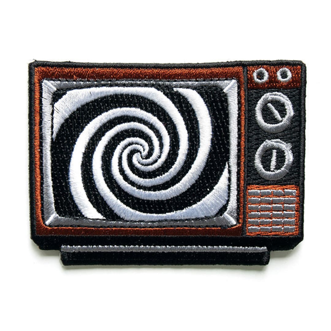 Retro TV Patch - Etsy