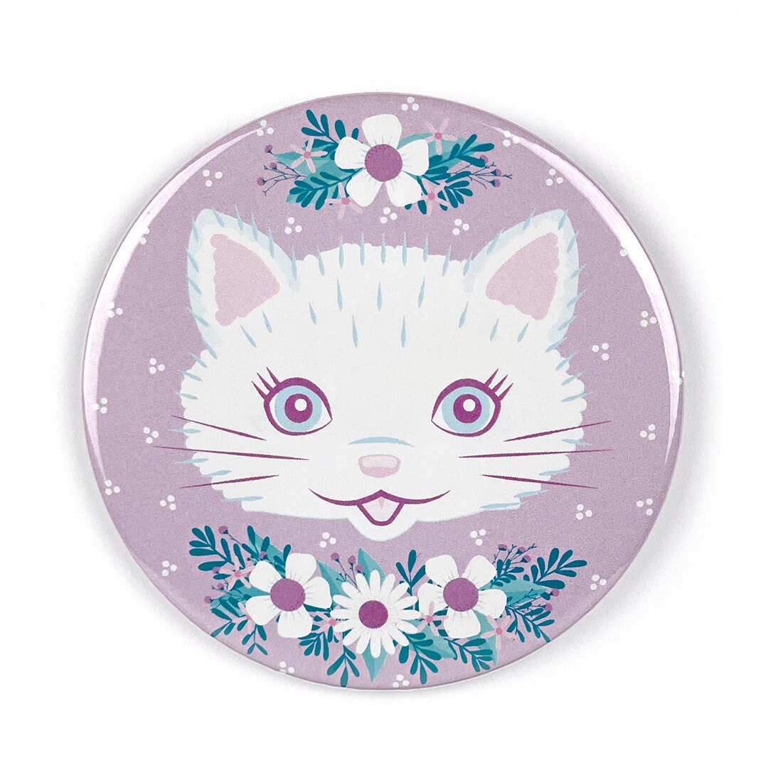 Cat Pocket Mirror - Etsy