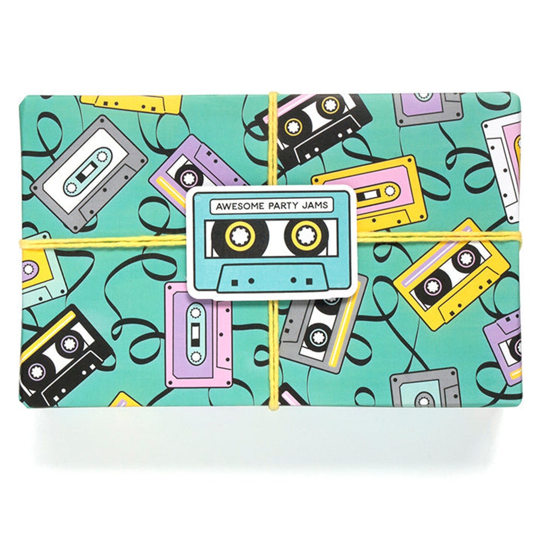 Mixtape Gift Wrap - Etsy