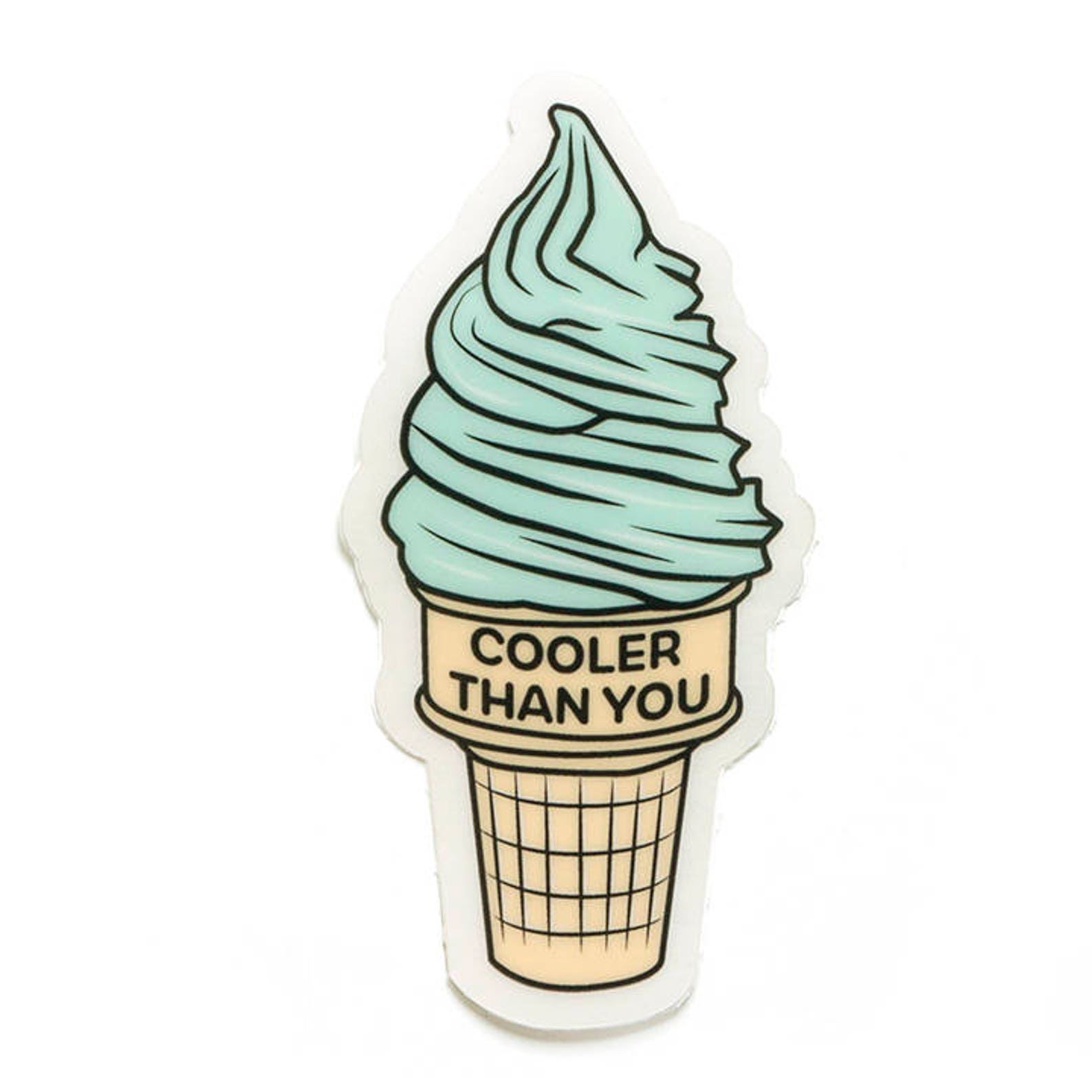 Ice Cream Sticker | Etsy