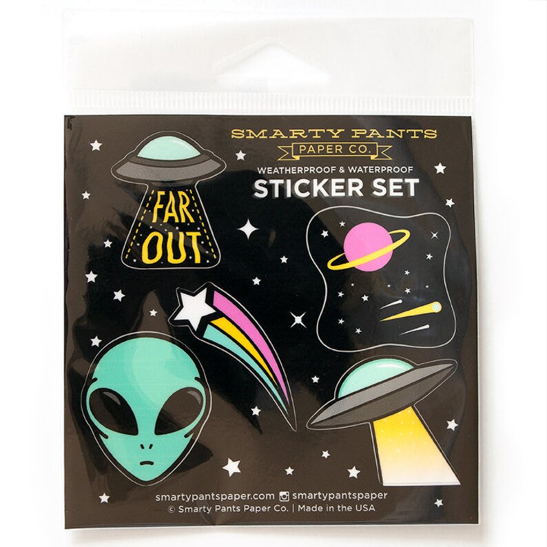 Alien Sticker Pack | Etsy
