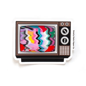 TV Sticker - Etsy